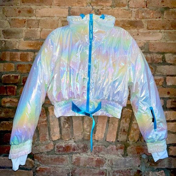 ASOS | Jackets & Coats | Holographic Winter Jacket | Poshmark